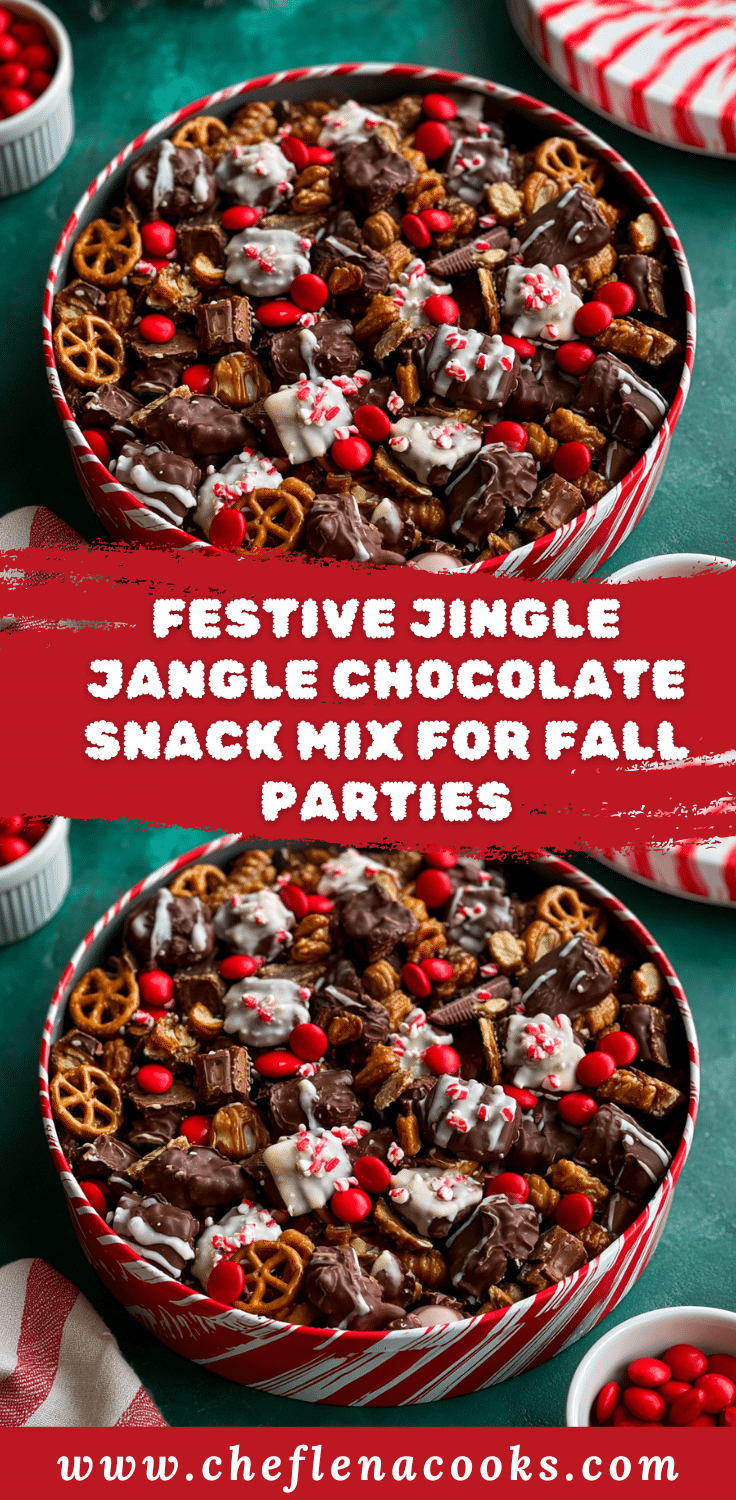 Jingle Jangle Christmas Chocolate Snack Mix - Festive & Delicious